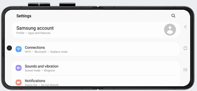 Table 3: Device rotation