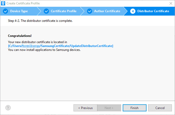 Extending Certificate Expiry | Samsung Developer